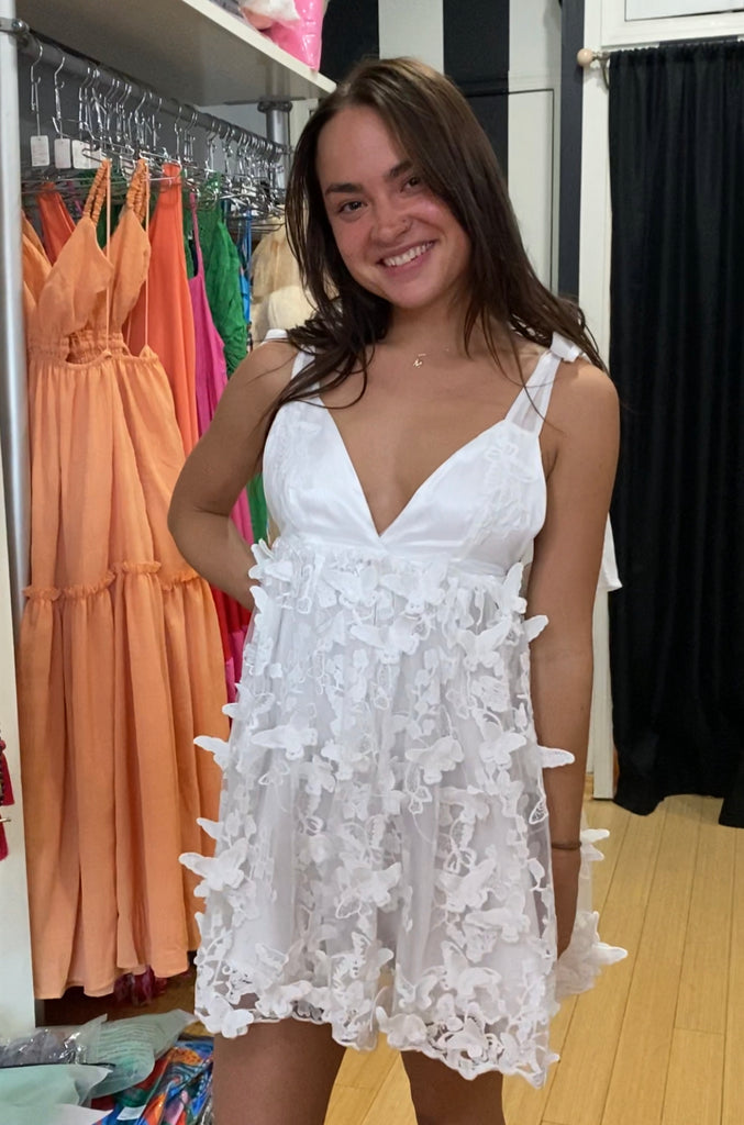 Butterfly Mini Dress – Vamp Boutique